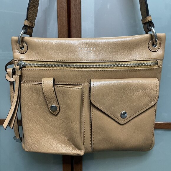 Radley | Bags | Radley London Wilton Way Casual Tan Leather Medium ...